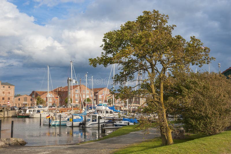 Hafen in Orth, Fehmarn, Ostsee, Schleswig-Holstein, Deutschland ...