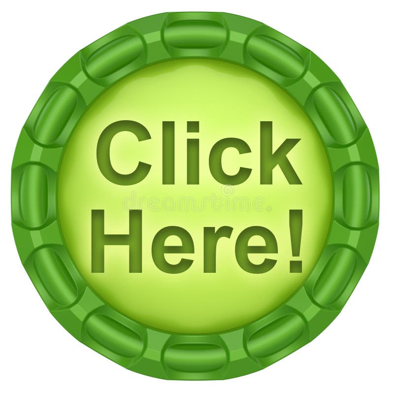 Haga Clic Aquí El Botón Con Hacer Clic Del Indicador De La Mano Haga ...