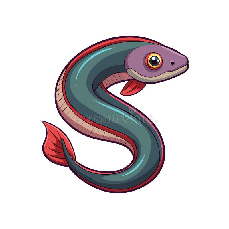 Hagfish with Unique Realistic Features Stock Photo - Illustration of ...