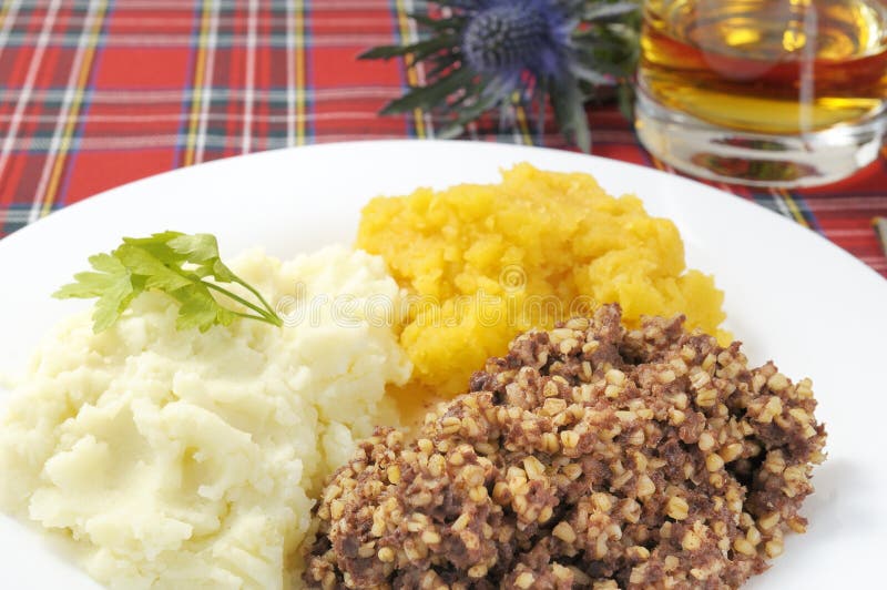 Haggis Neaps and Tatties stock photo. Image of studio - 16728102
