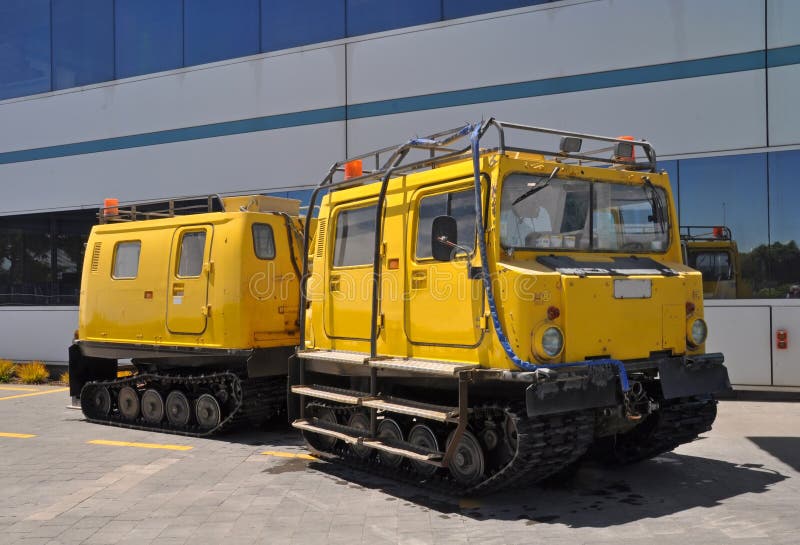 Hagglund Outside Christchurch Antarctic Centre Stock Photo - Image of ...