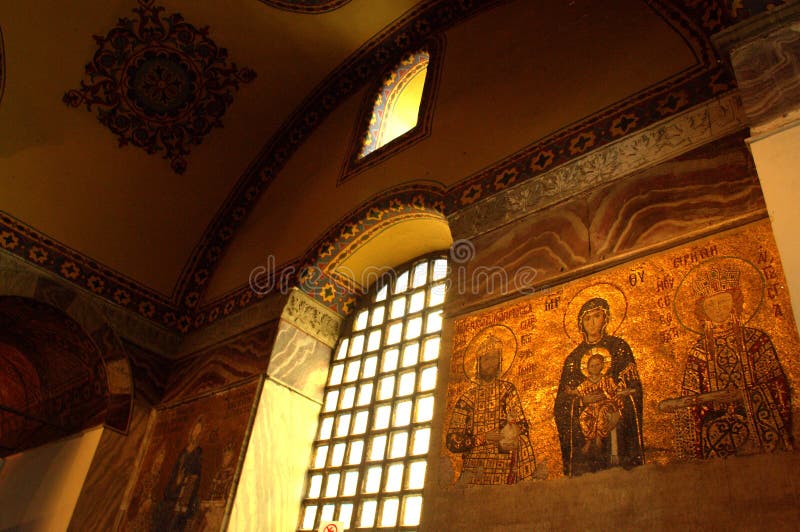 The Comnenus Mosaics, Hagia Sophia, Istanbul Stock Photo - Image of ... The Comnenus Mosaics, Hagia Sophia, Istanbul Stock Photo - Image of ...