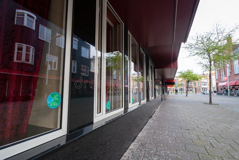 The Hague Netherlands March 20 2020 Holland`s Famous Red Light