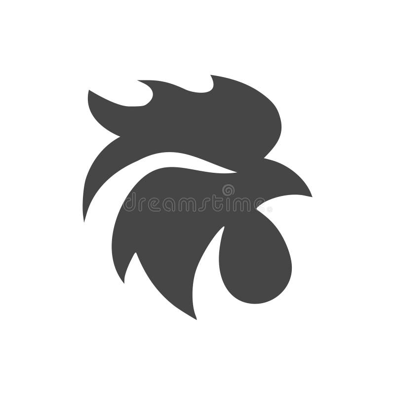 Hahn Logo Vector Template Design Vektor Abbildung - Illustration von ...