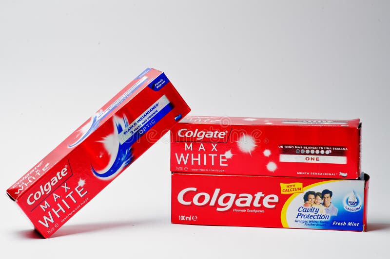 Colgate Max White Whitening Toothpaste Editorial Image - Image of ...