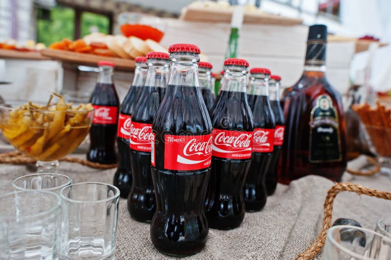 Hai, Ukraine - October 25, 2016: Coca Cola Bottle on the Buffet ...
