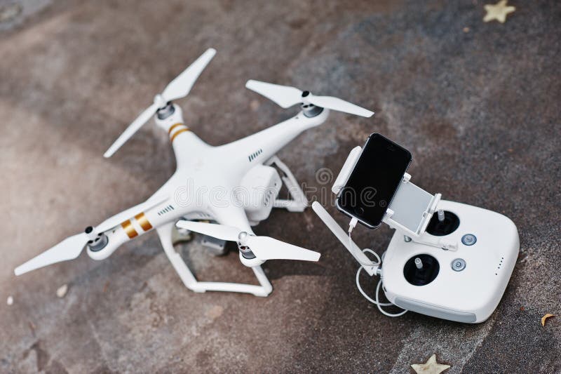 Hai, Ukraine - October 20, 2016: DJI Phantom IV Pro Drone Quadcopter ...