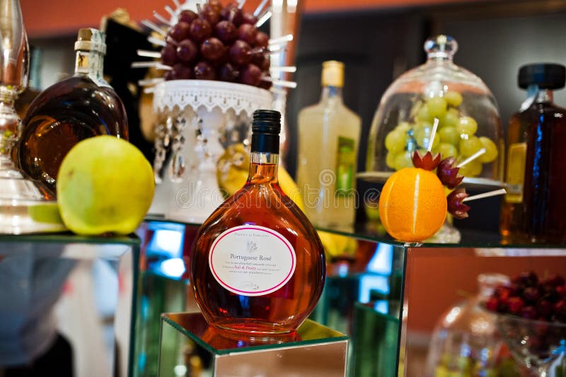 Hai, Ukraine - October 25, 2016: Wine Selection Portuguese Rose ...