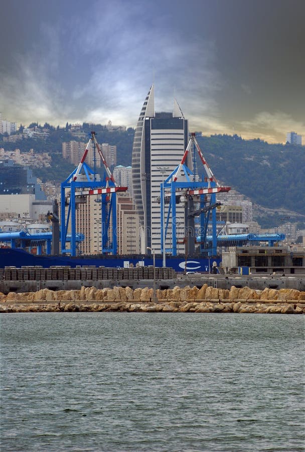 Haifa stock image. Image of life, coastline, district - 4865379