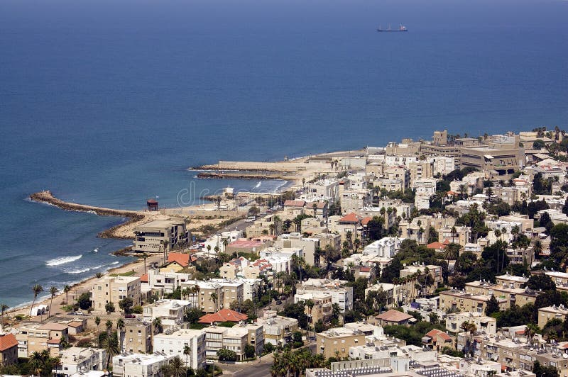 Haifa stock image. Image of city, landscape, scenery, town - 897213