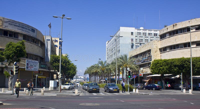 Haifa city center editorial stock image. Image of city - 24413344