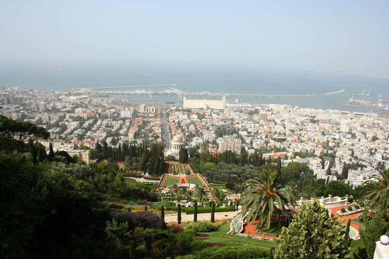 Haifa, Israel stock image. Image of landscaped, activity - 56748675