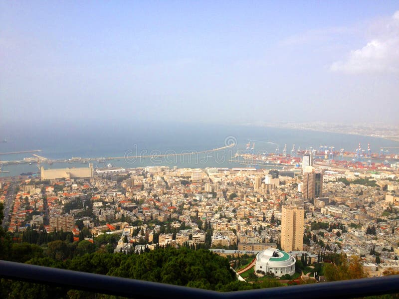 Haifa, Israel stock image. Image of landscaped, activity - 56748675