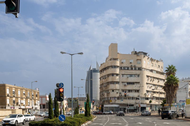 Old constructivist houses stock photo. Image of facade - 269754798