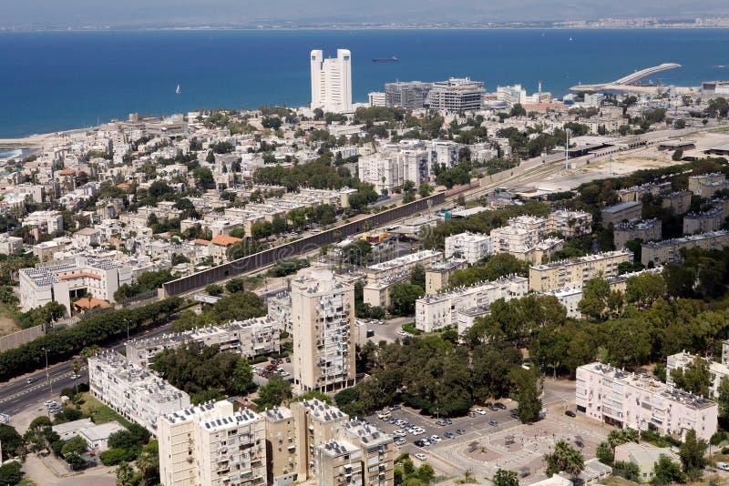 Haifa stock photo. Image of jewish, hebrew, architecture - 31850892