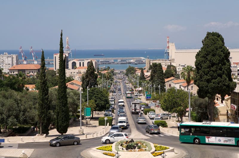 Haifa editorial stock photo. Image of harbour, destination - 31997663