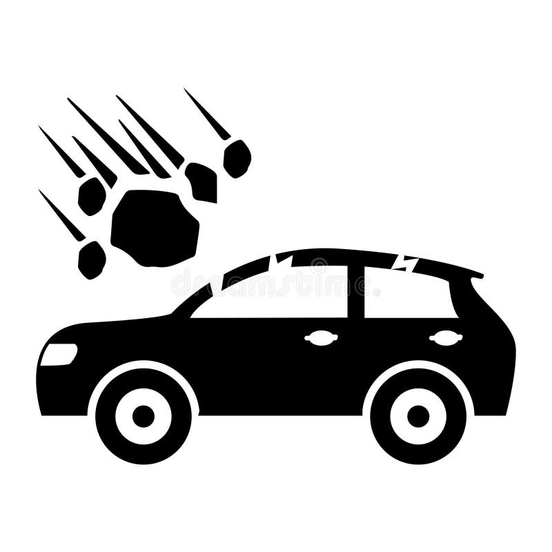 Hail Damage Icon stock vector. Illustration of designed - 295794619