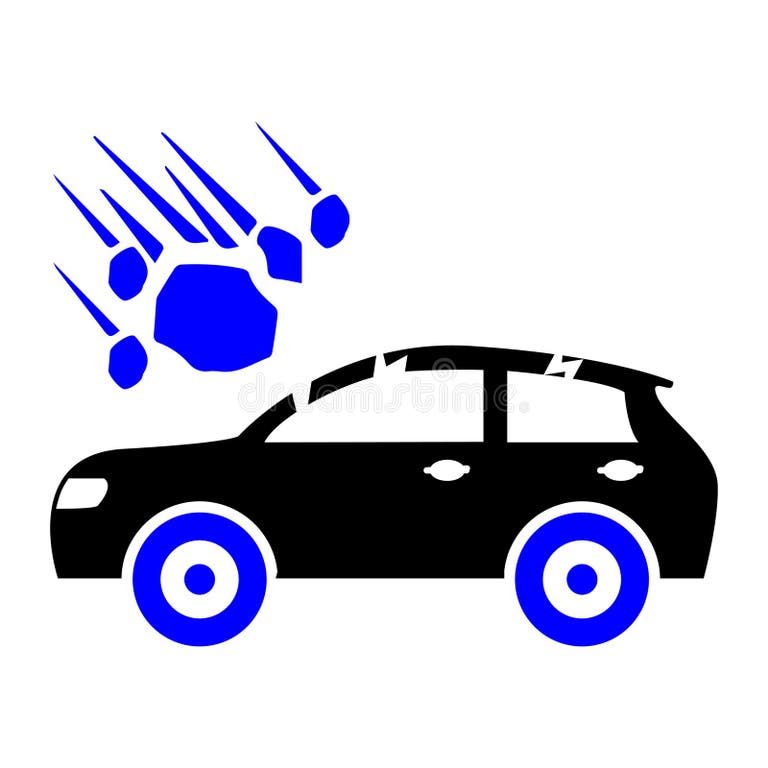 Hail Damage Icon stock vector. Illustration of symbol - 295795057