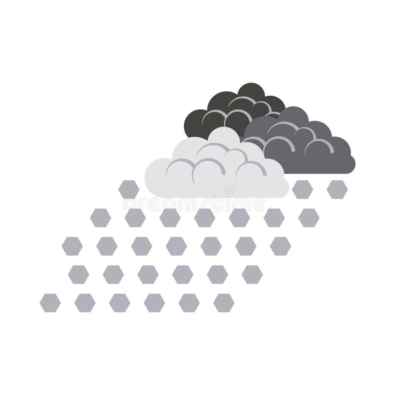 Hail Icon stock vector. Illustration of graphic, hail - 238106280