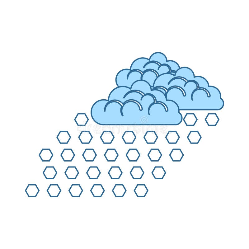 Hail Icon stock vector. Illustration of drop, outdoor - 161337723