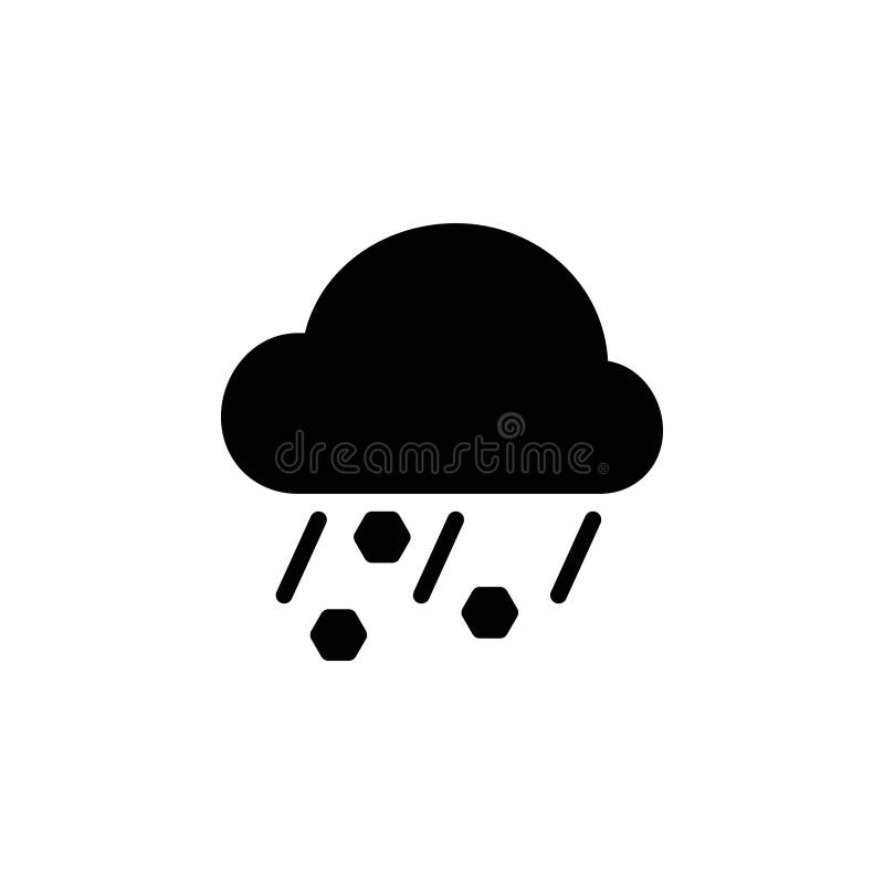 Hail Icon Web Design in Vector Stock Vector - Illustration of natural ...