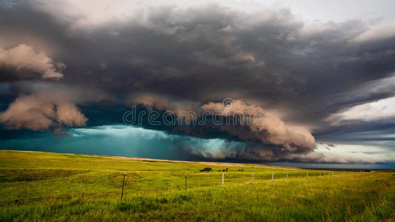 Hailstorm with Dramatic Storm Clouds Stock Image - Image of wall ...