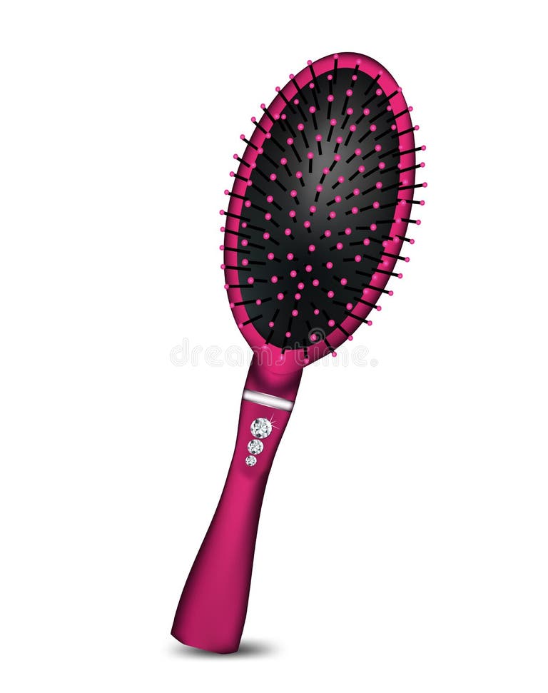 Pink Hairbrush Stock Illustrations – 1,908 Pink Hairbrush Stock ...