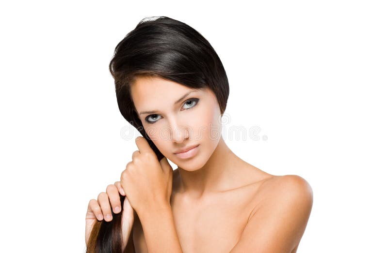 The hair check. stock image. Image of camera, colored - 27102157