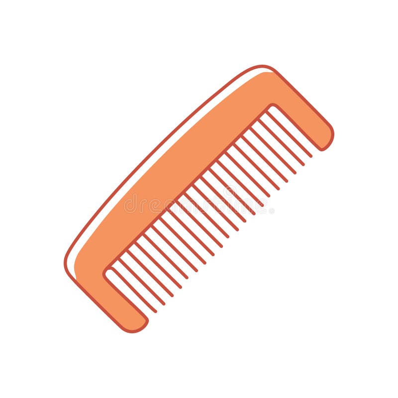 Hair Comb Icon. Simple Illustration of a Plastic Hair Comb, Perfect for ...