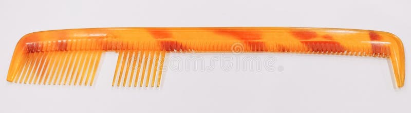 A Hair Comb with Partially Missing Teeth Stock Photo - Image of still ...