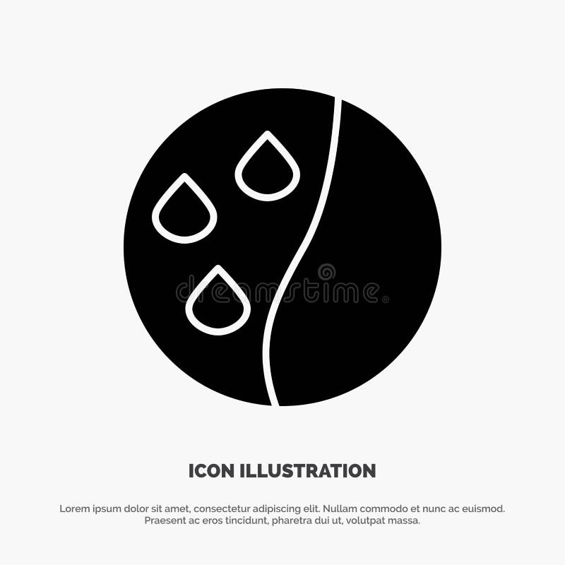 Hair Conditioning, Hair Therapy, Hair Treatment Solid Glyph Icon Vector ...