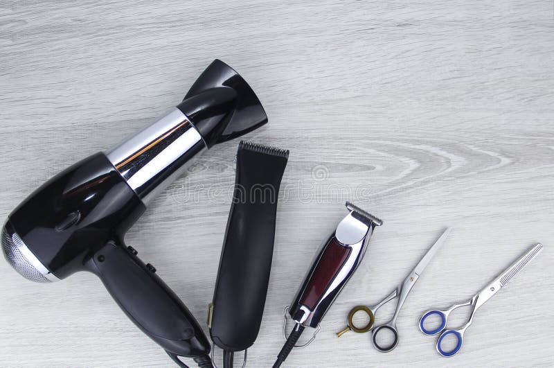 Hair Cutting Tools. Hair Clipper. Hair Clipper Stock Photo - Image of ...