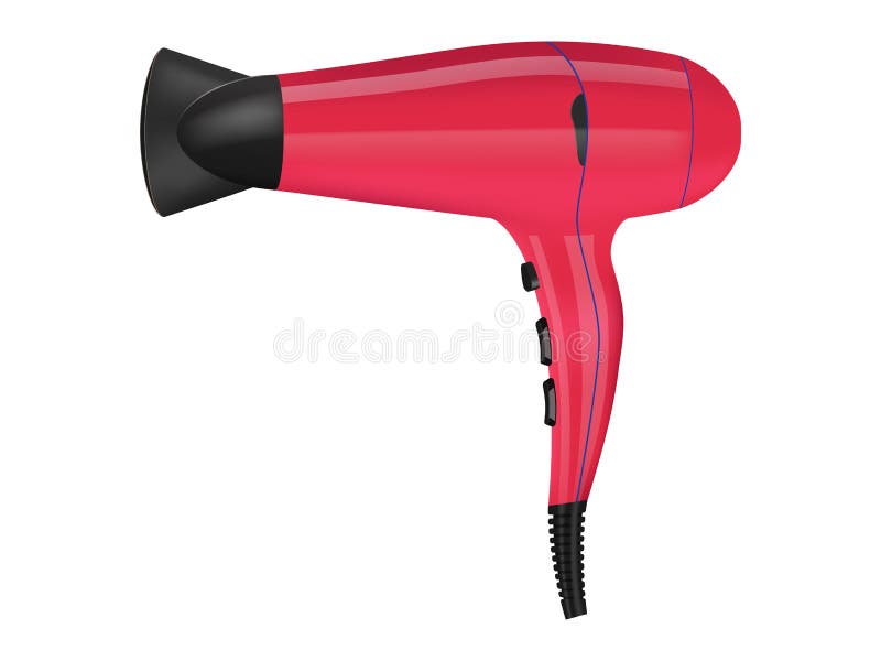 Realistic Hairdryer Stock Illustrations 88 Realistic Hairdryer Stock