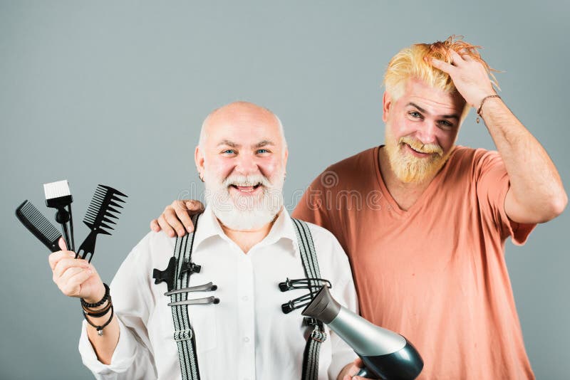 Hair Equipment. Barber with Scissors and Razor, Barbershop. Beard Man ... Hair Equipment. Barber with Scissors and Razor, Barbershop. Beard Man ...