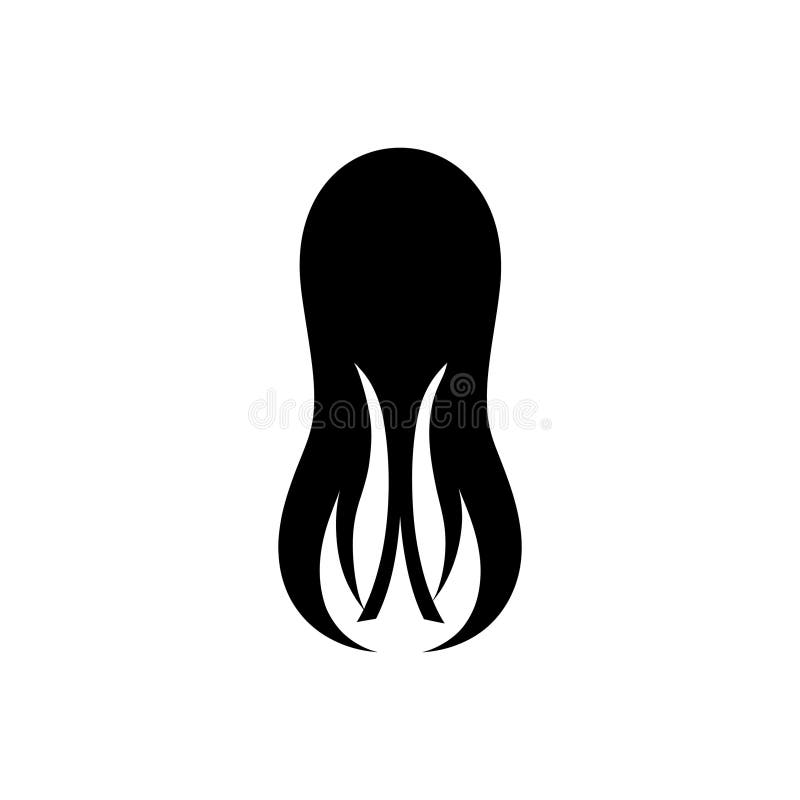 Hair extensions icon stock vector. Illustration of icon - 301222320