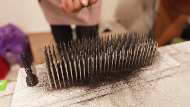 Hair Extensions Production Process Stock Video - Video of professional ...