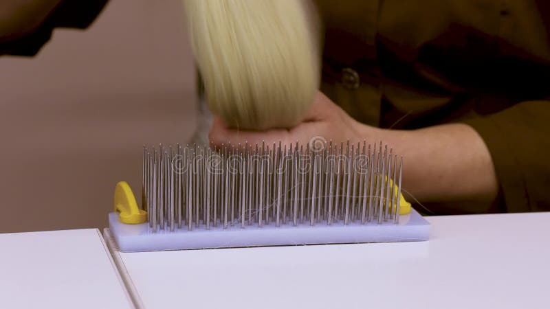 Hair Extensions Production Process, Human Hair Extension Production ...