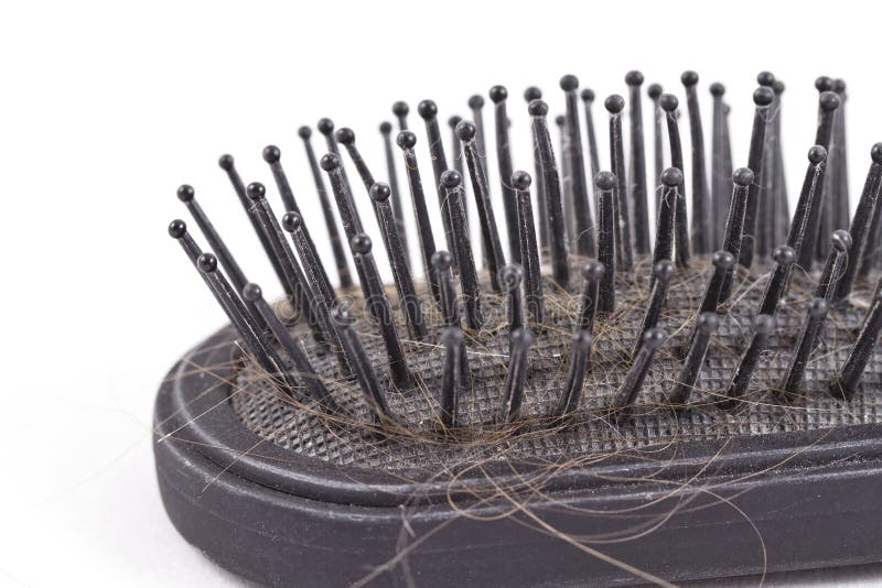 Hair left in the comb stock image. Image of problems - 43606697