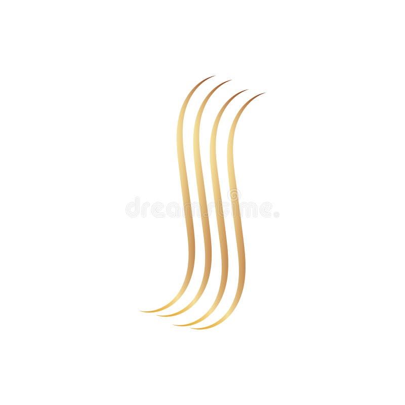 Hair line logo and symbol stock vector. Illustration of element - 383311886