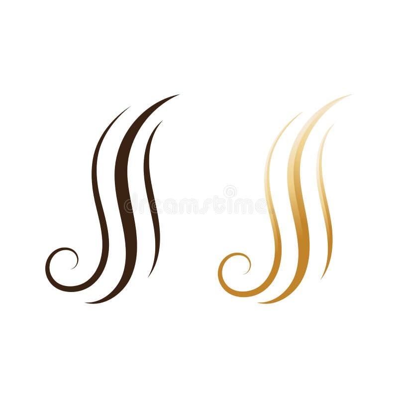 Hair Logo Vector Symbol, Illustration Icon Stock Vector - Illustration ...