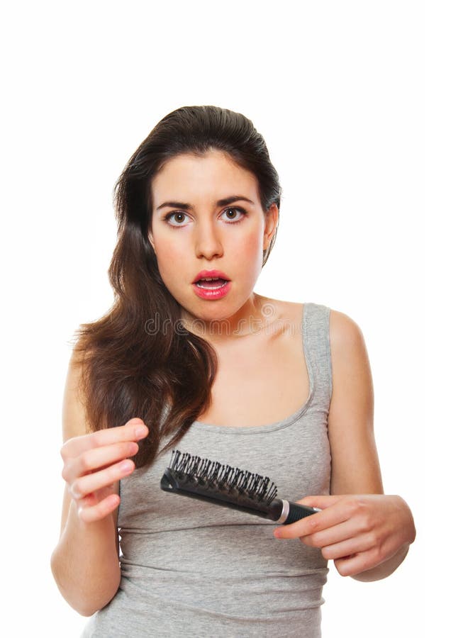 Hair loss stock image. Image of young, woman, health - 24504331