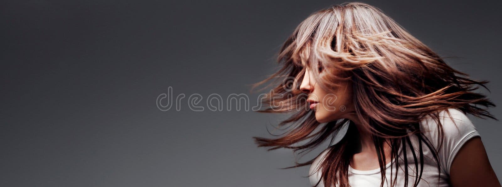 Hair in motion stock photo. Image of hairstyle, model - 16590500