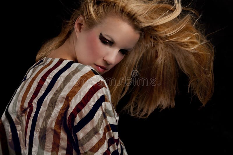 Hair on the move stock image. Image of beauty, portrait - 11946627