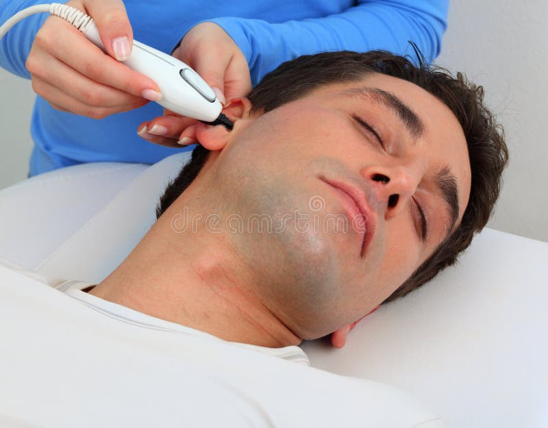 Men Sugaring Hair Removal Armpit Salon Male. Stock Photo - Image of ...