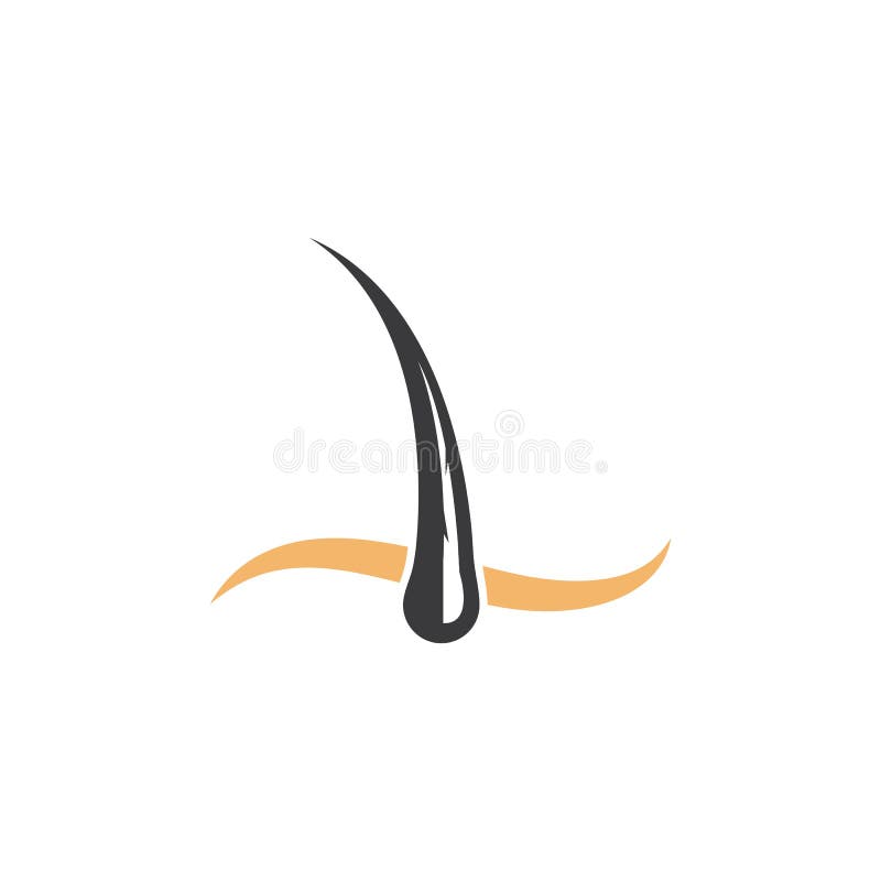 Hair Root Icon Vector Illustration Design Stock Vector - Illustration ...
