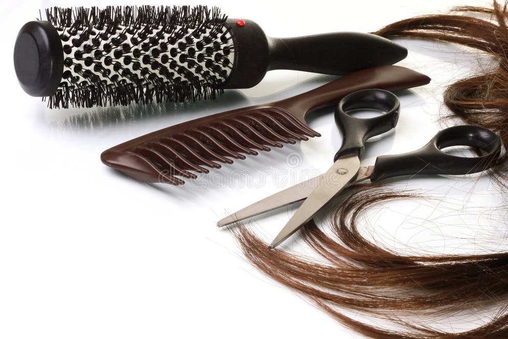Hair Salon Tools Stock Photo Stock Photo - Image of clip, clean: 28912466