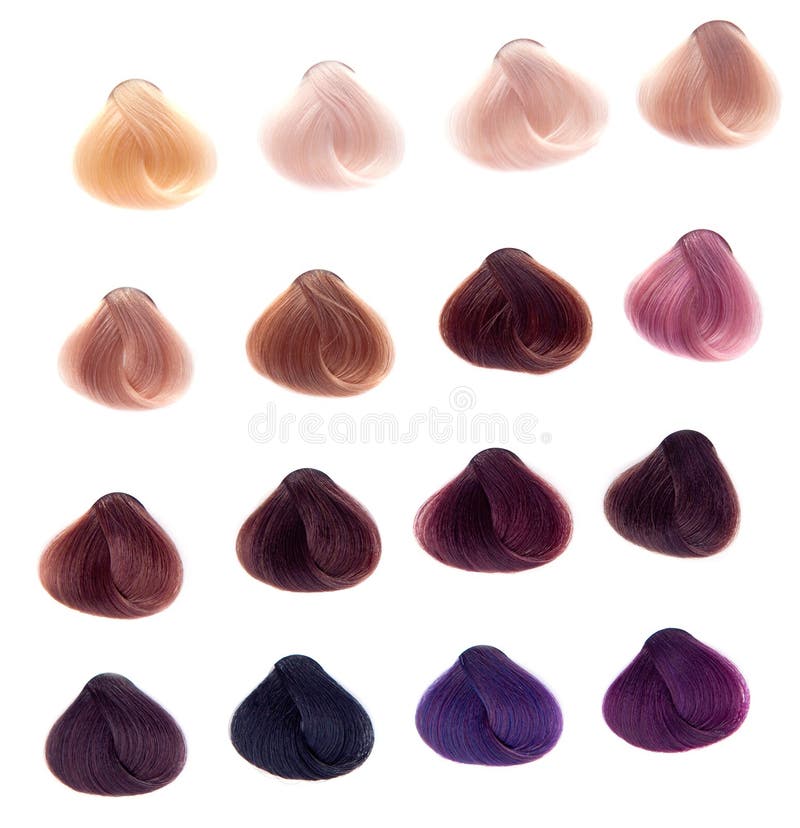 Hair Samples stock photo. Image of lock, brunette, barber - 24248422