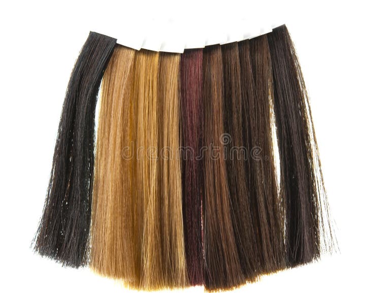 Hair samples stock photo. Image of fashion, colorful - 28089484