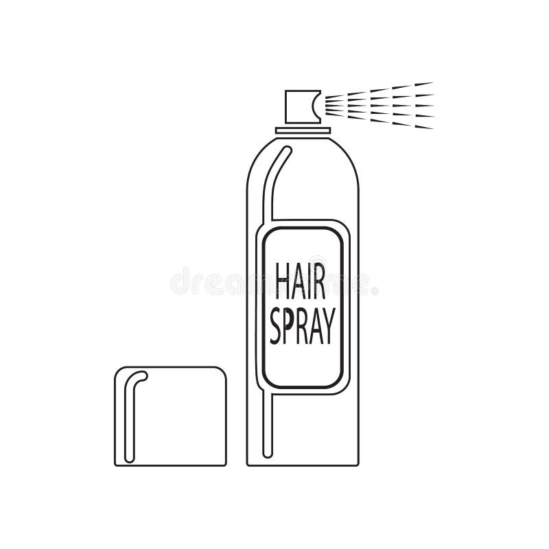 Hair Spray Icon. Element of Beauty Salon for Mobile Concept and Web ...