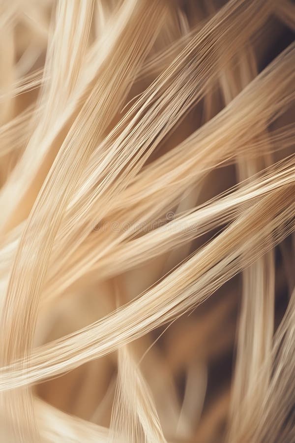 Hair Strands Under Microscope Detailed Structure Concept Stock Photos ...